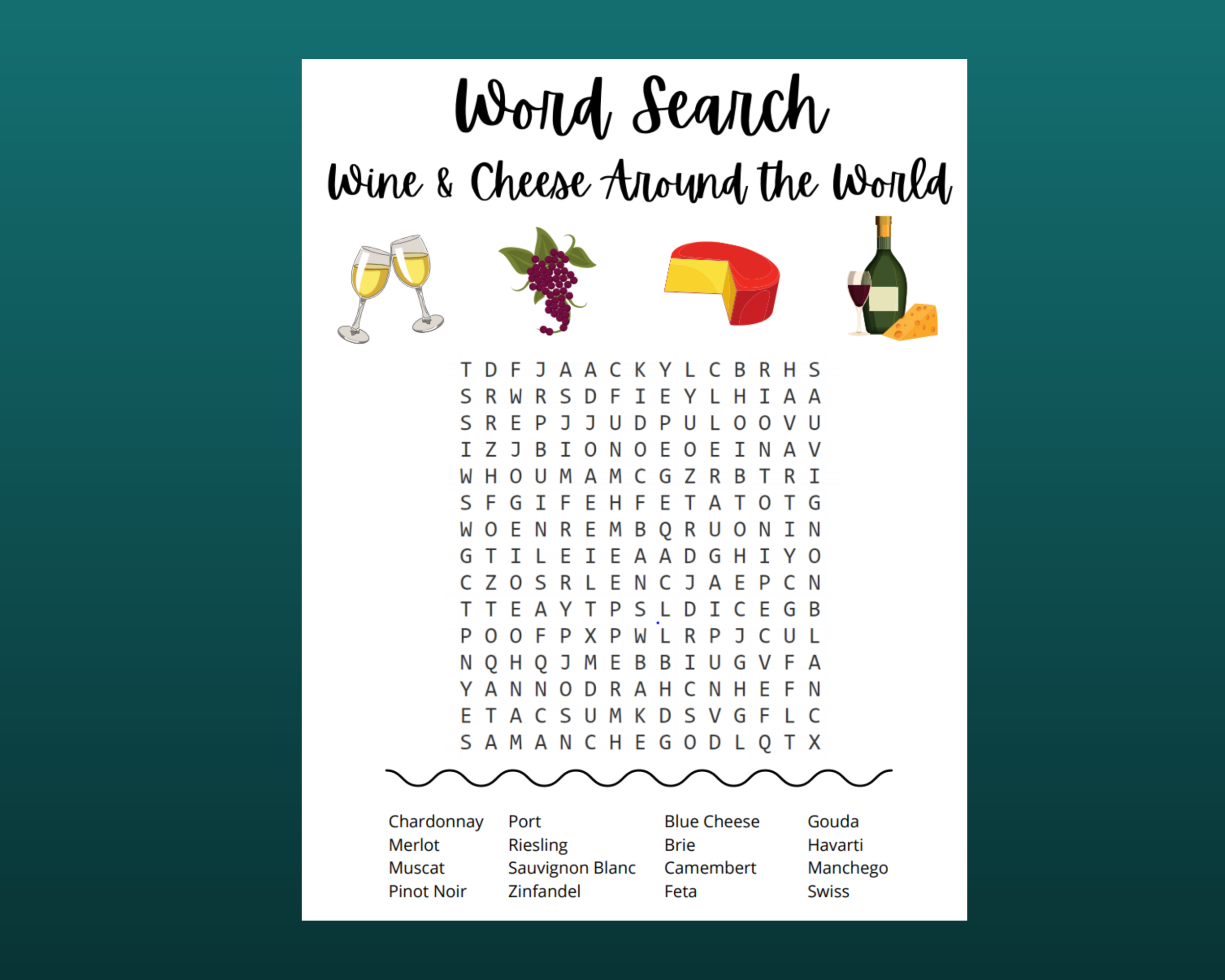 Around the World Printable Games — Global Game Plan