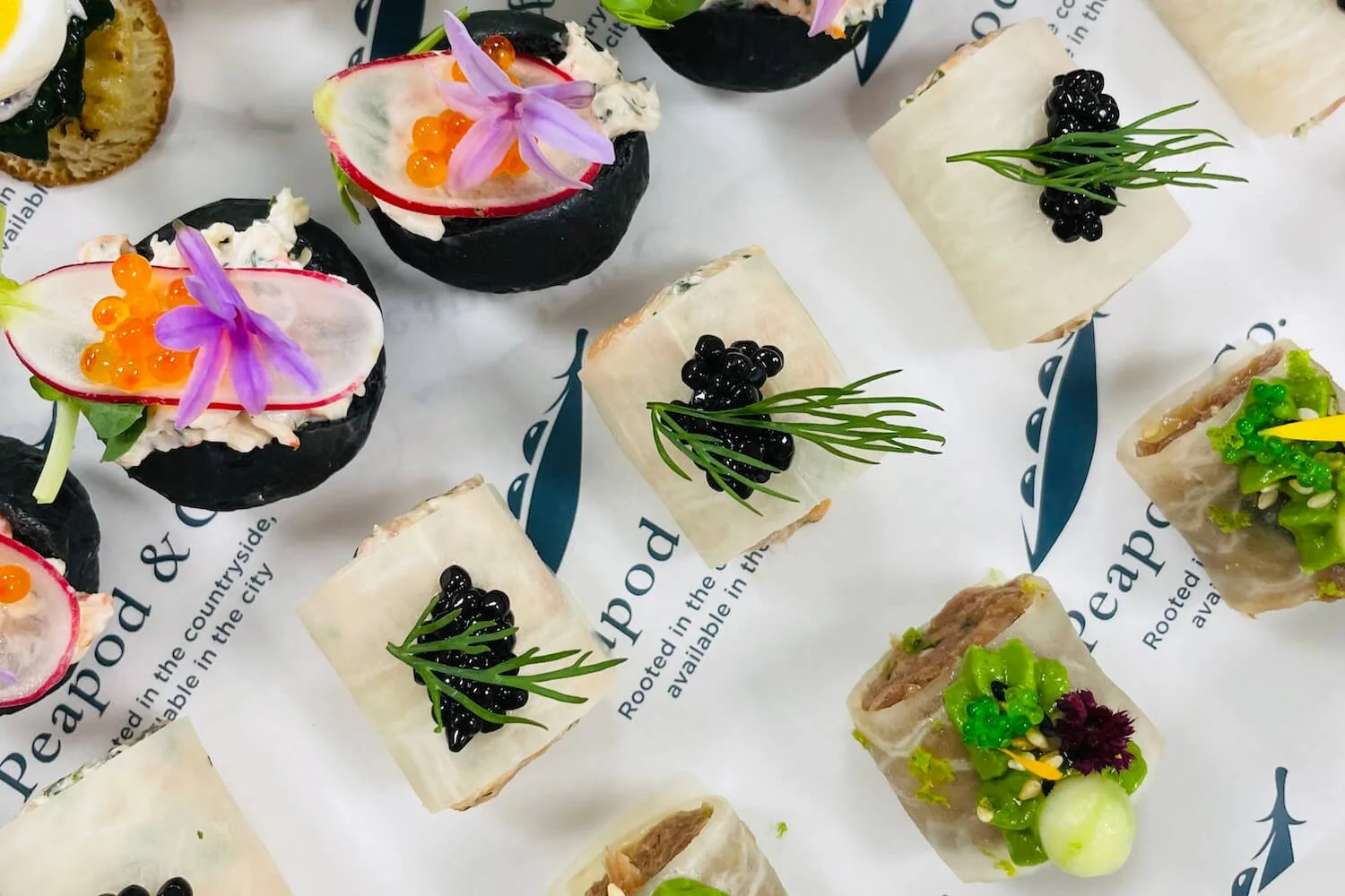 Canapés Delivered to Your Door — Peapod & Co.