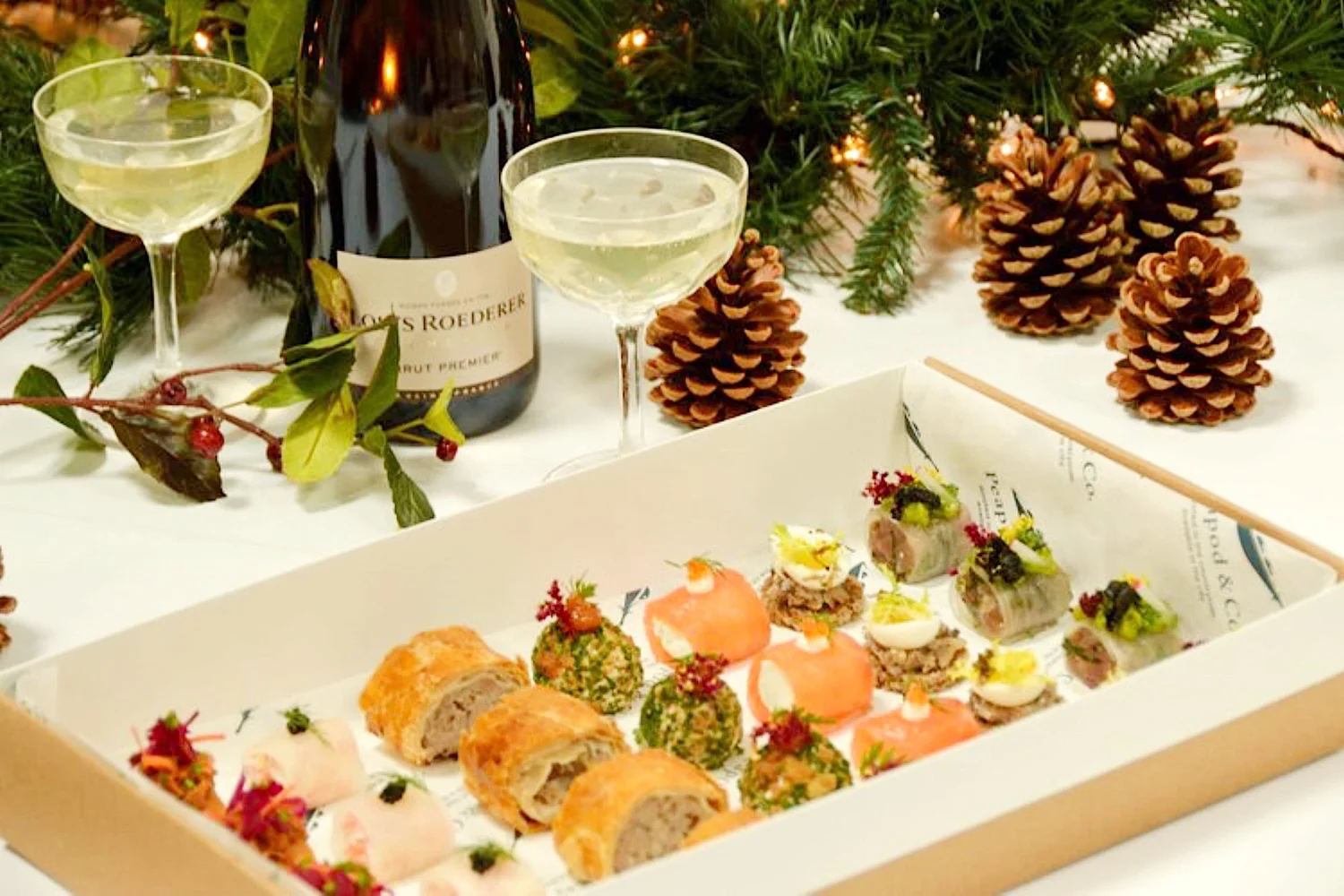 Christmas Canapés Delivered — Peapod & Co.
