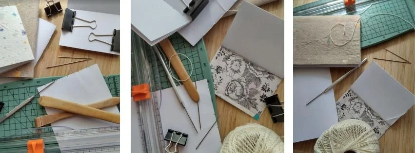 Soft Cover Notebook Binding with Marijke — C5 Studios Community Arts Center