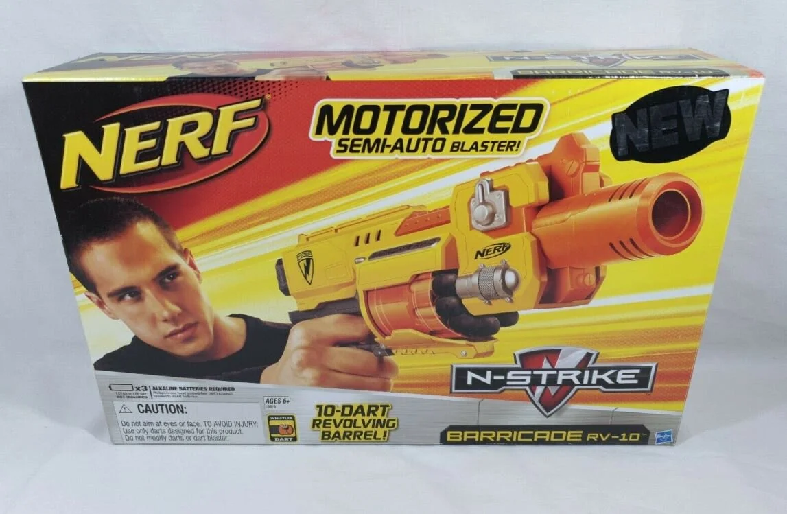 Nerf Barricade Nerf Vulcan EBF 25 And Barricade RV 10 Nerf Guns, And
