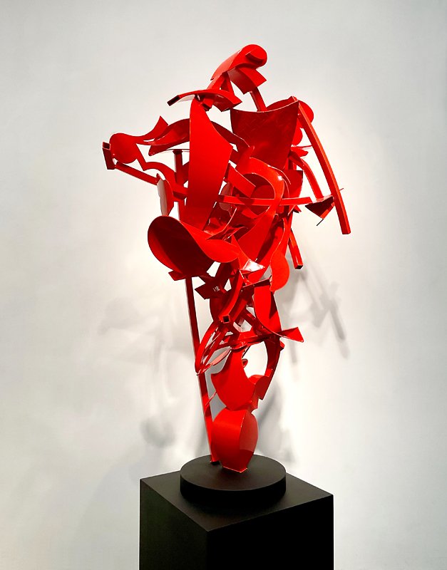 Kevin Barrett Paintings on Aluminum | "Hearts of Fire", 2019 — C FINE ART