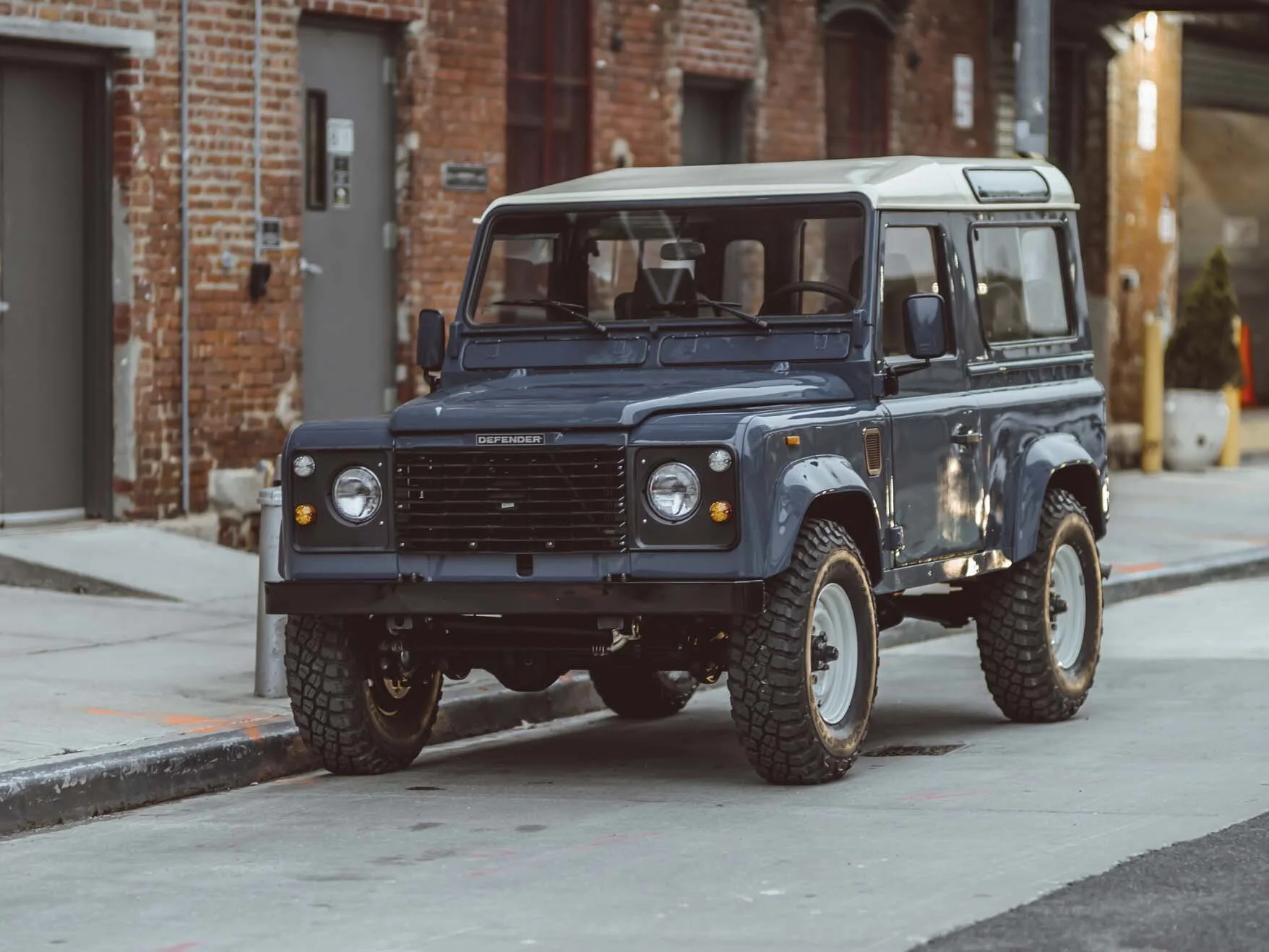 Land Rover Defender 90 - Arles Blue — Brooklyn Coachworks