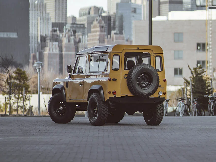 Land Rover Defender 90 - Sandglow Yellow — Brooklyn Coachworks