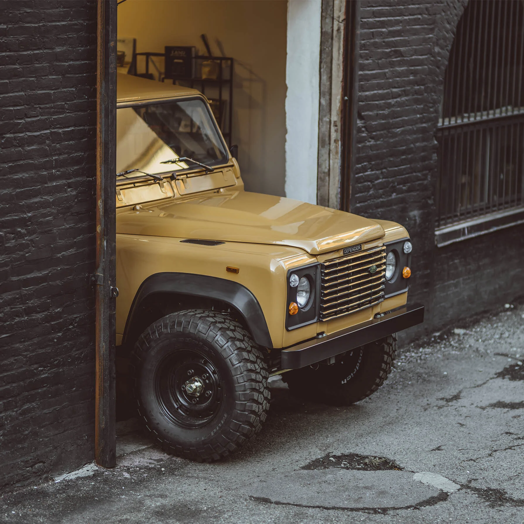 Land Rover Defender 90 - Sandglow Yellow — Brooklyn Coachworks