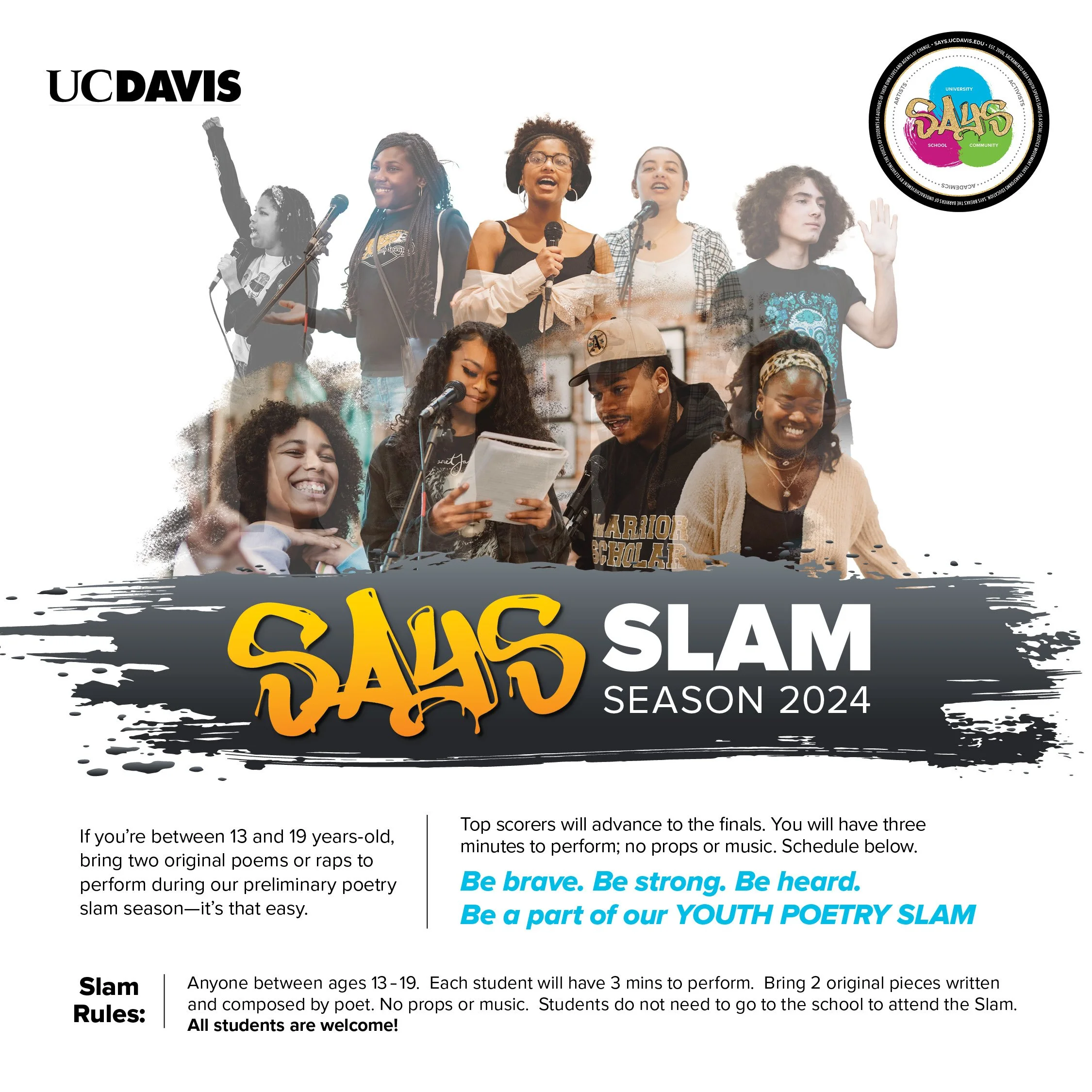Youth Poetry Slam Season — SAYS