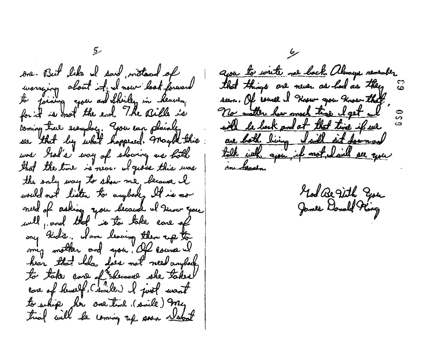 Shirley and Gloria King Crimeline — Crimelines