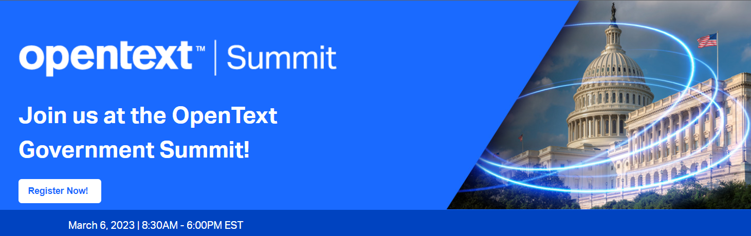 Opentext Government Summit — Three Wire Systems