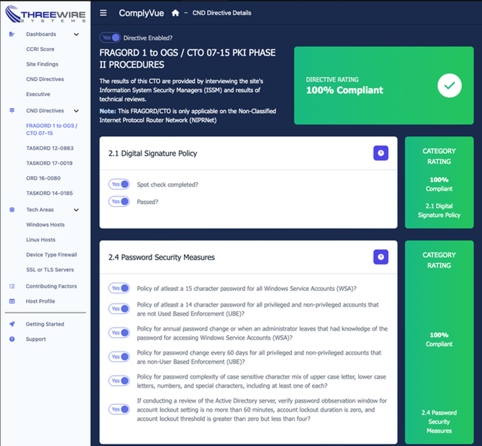 ComplyVue — Three Wire Systems | MyAdvisor