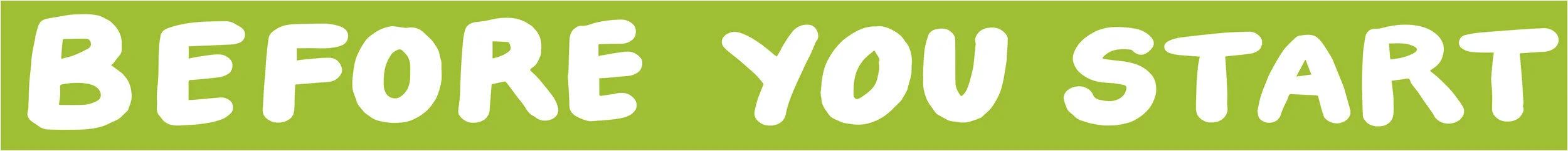 Before you start — DARTINGTON