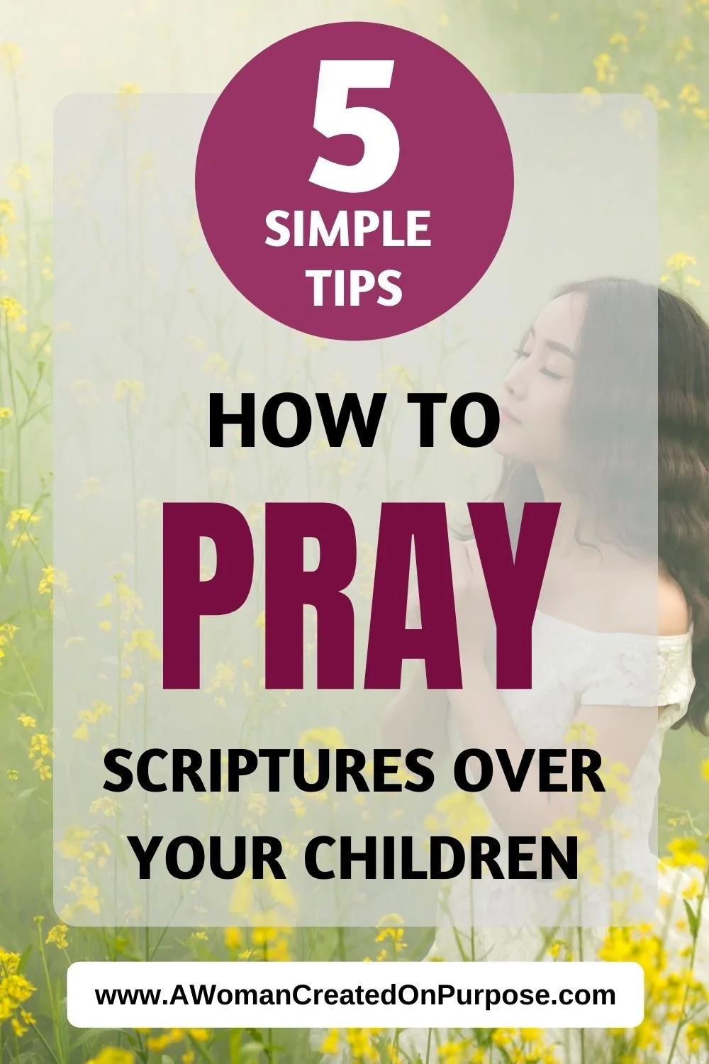 Praying for Your Children: 5 Simple Ways