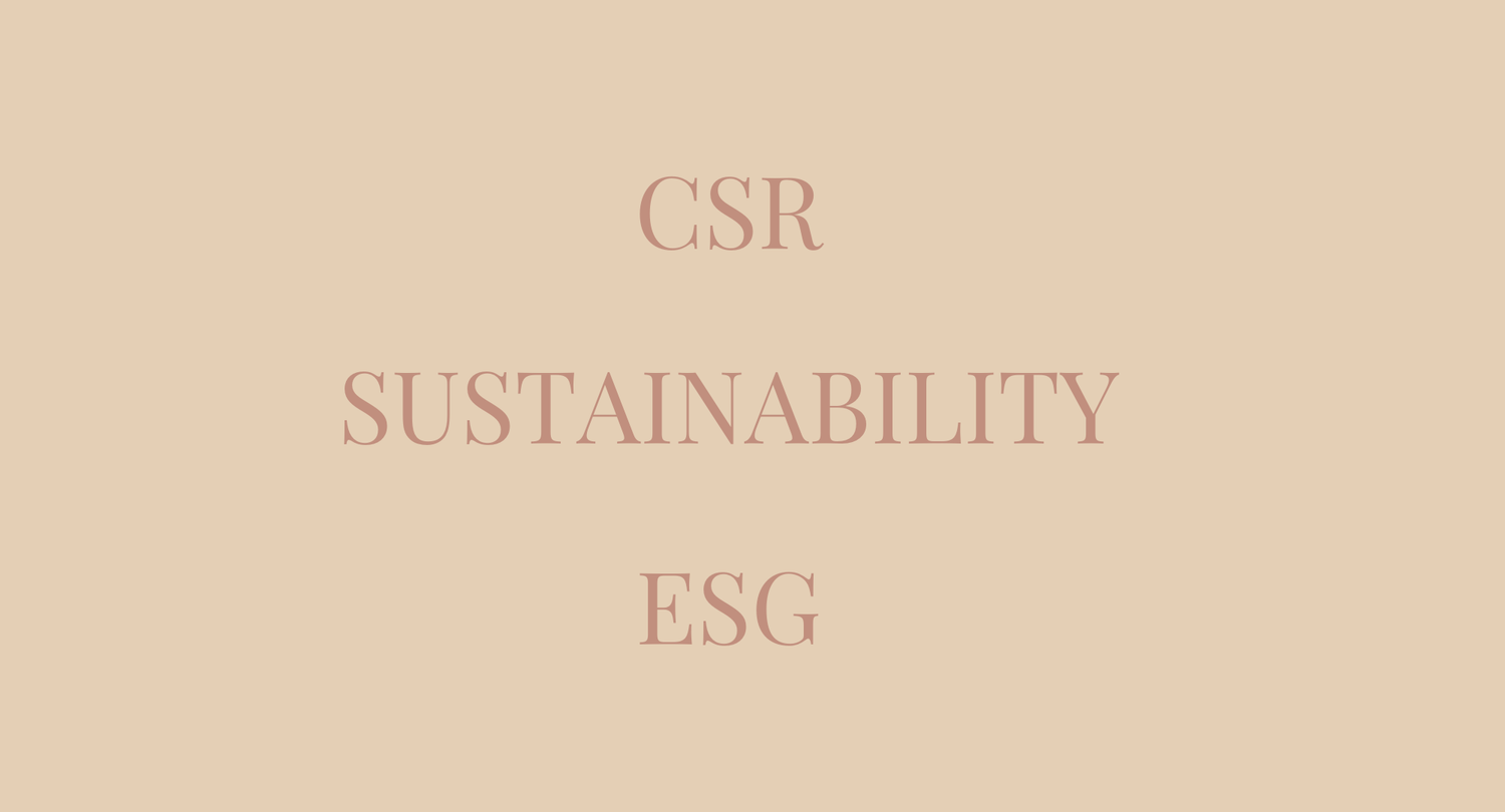Understand the difference: CSR, ESG, and sustainability — Sustaina Company