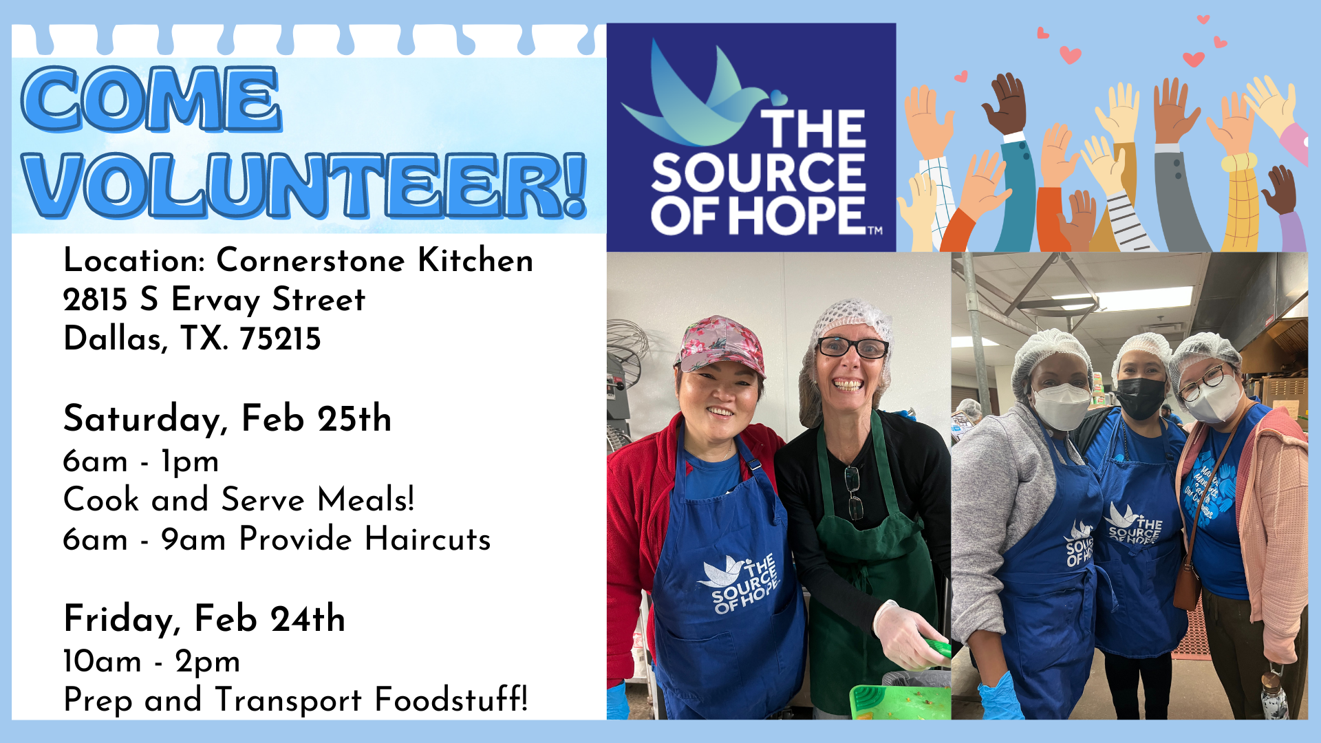 Events — The Source of Hope