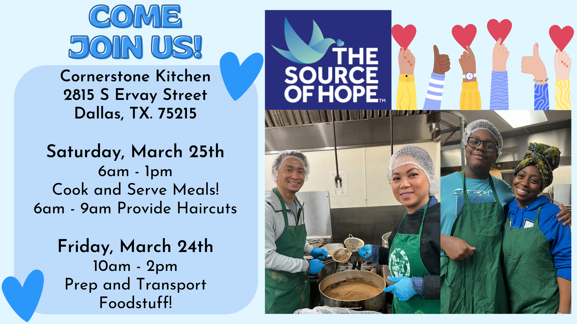 Events — The Source of Hope