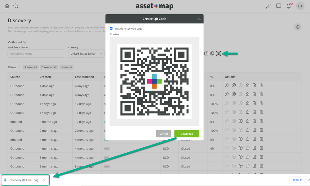 Product Update: Discovery Interview QR Code — Asset-Map