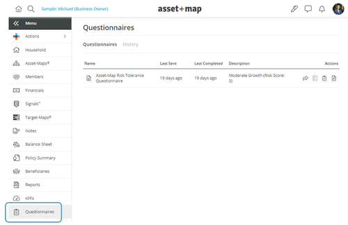 Product Update: Custom Questionnaires — Asset-Map