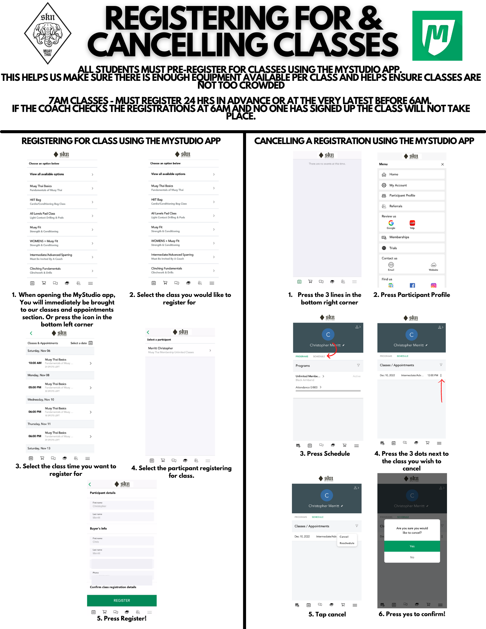 New Student Packet — SKN Muay Thai