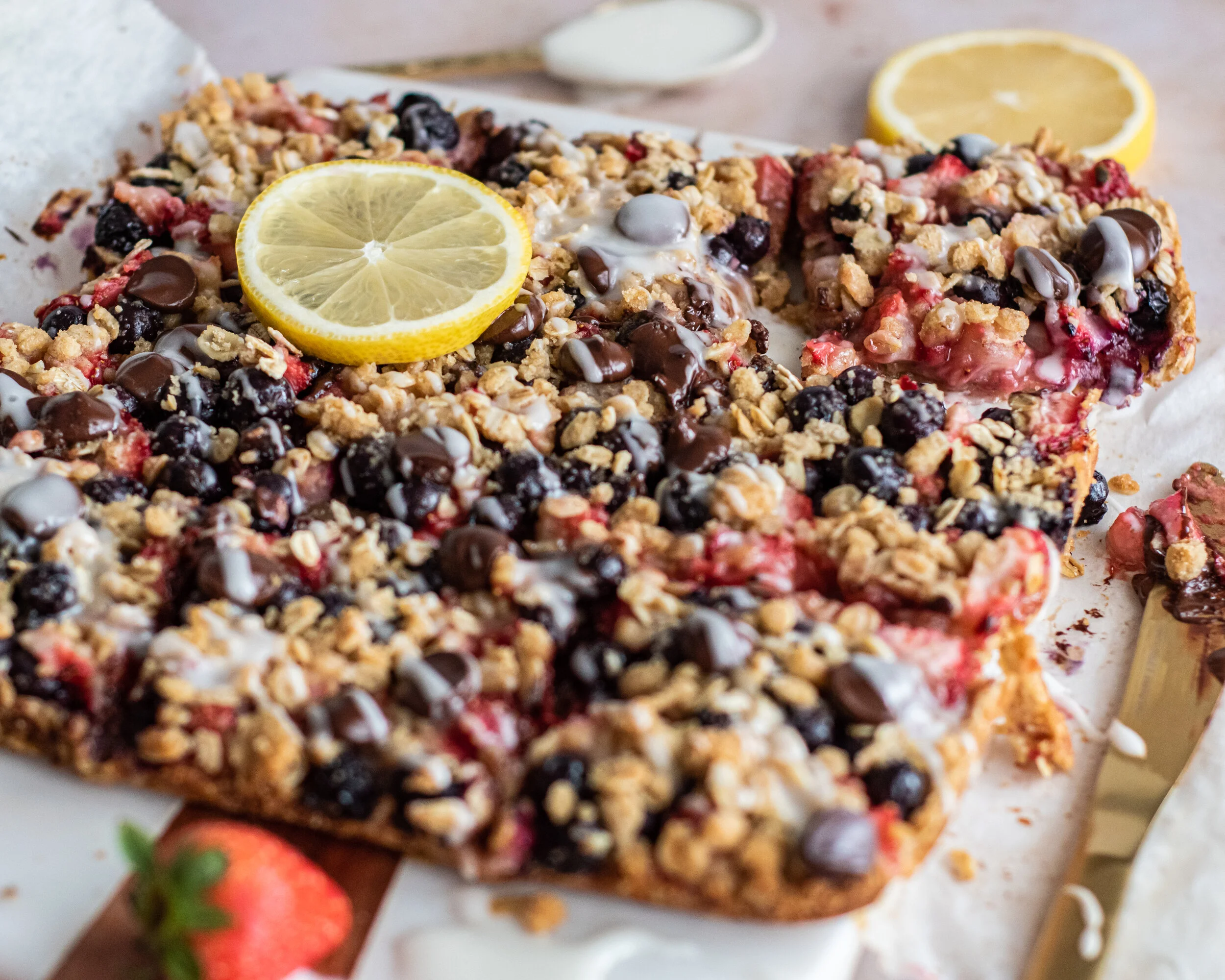 Berry Rum Bars — PLATE AND PEN