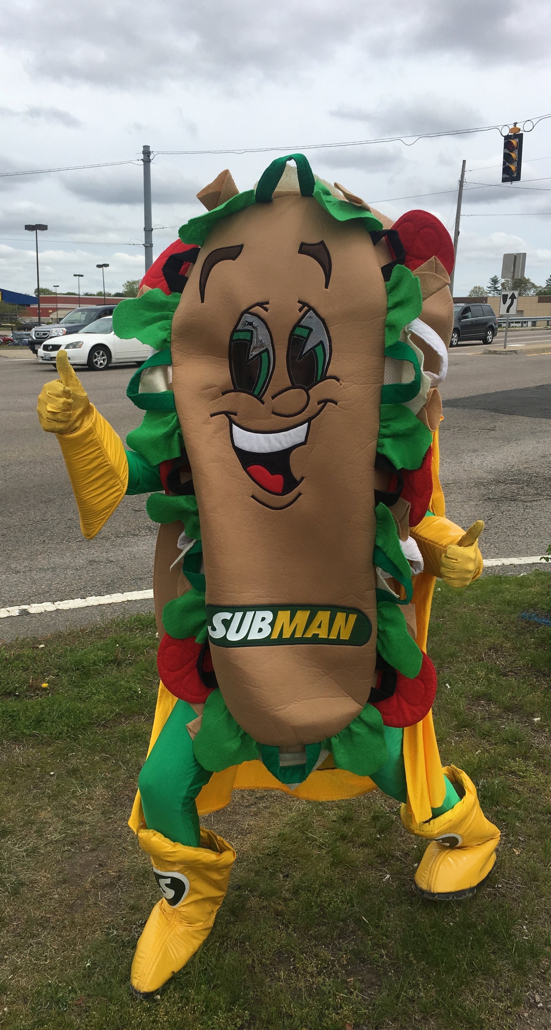 Subway Sandwich Mascot