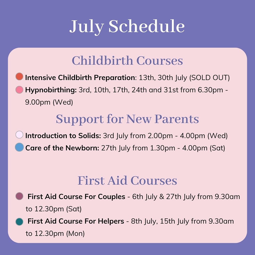 Prenatal / Antenatal and Postnatal services at Mother and Child Singapore
