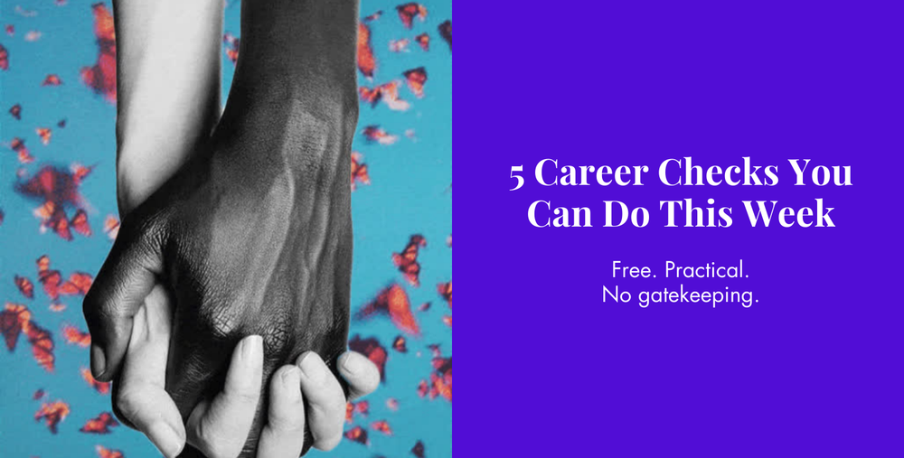 5 Career Checks You Can Do This Week — Who in the Zoo