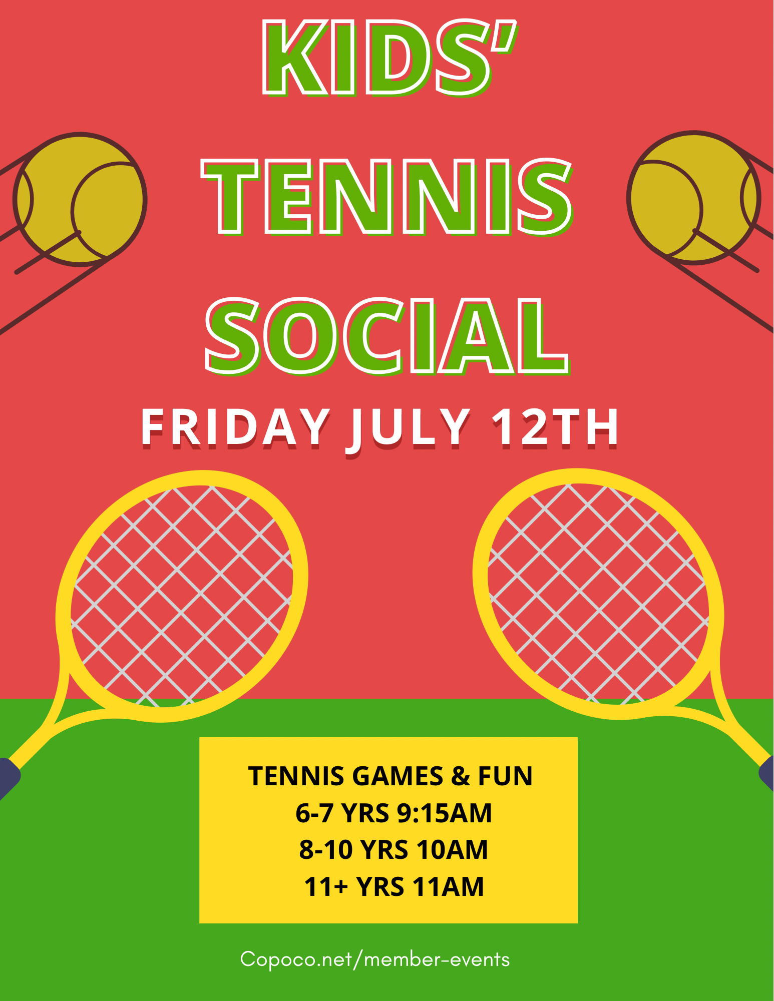 2024 Social Events — COPOCO Pool & Tennis Club