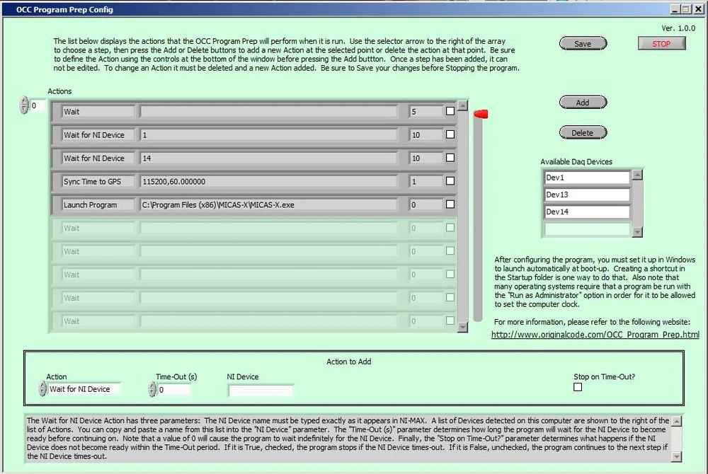 OCC Program Prep — Original Code Consulting