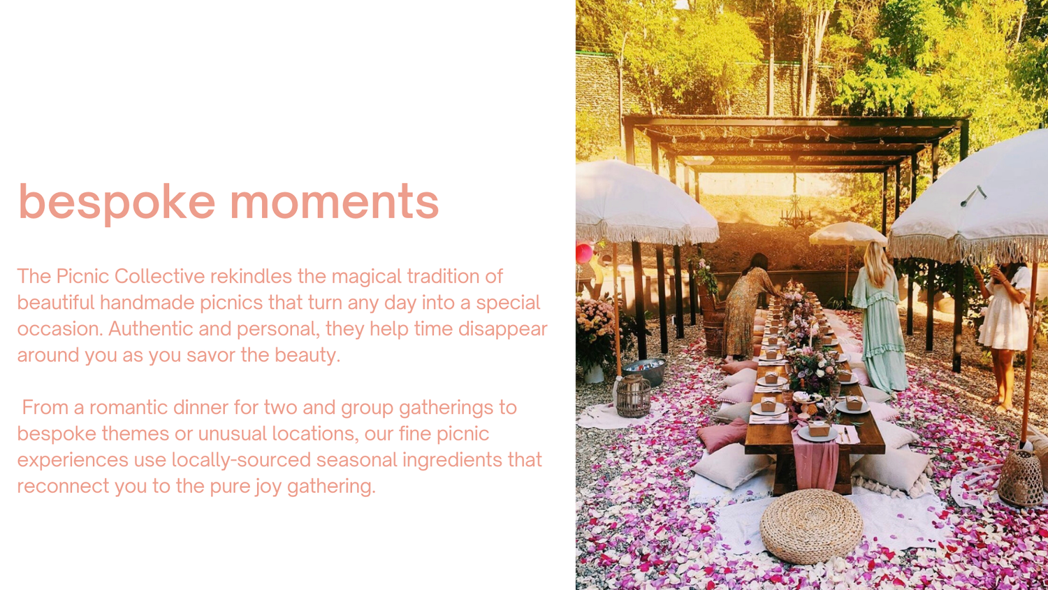 Luxury Picnics and Events | LA, Orange County and San Diego