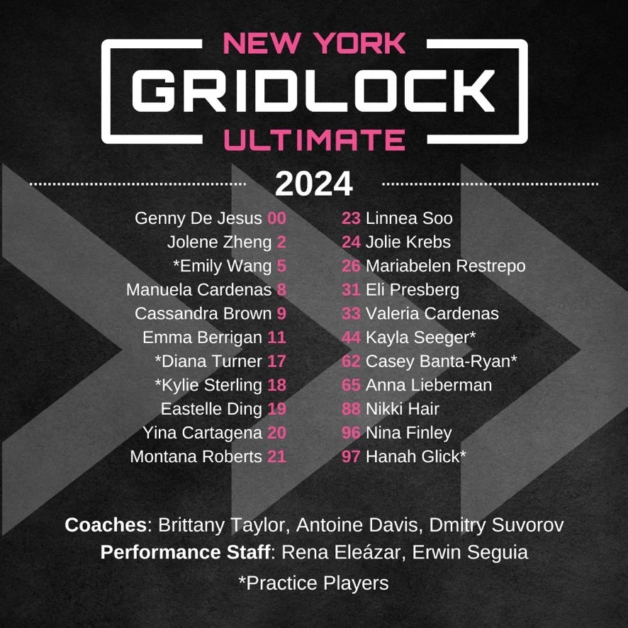 2024 Team — New York Gridlock Ultimate