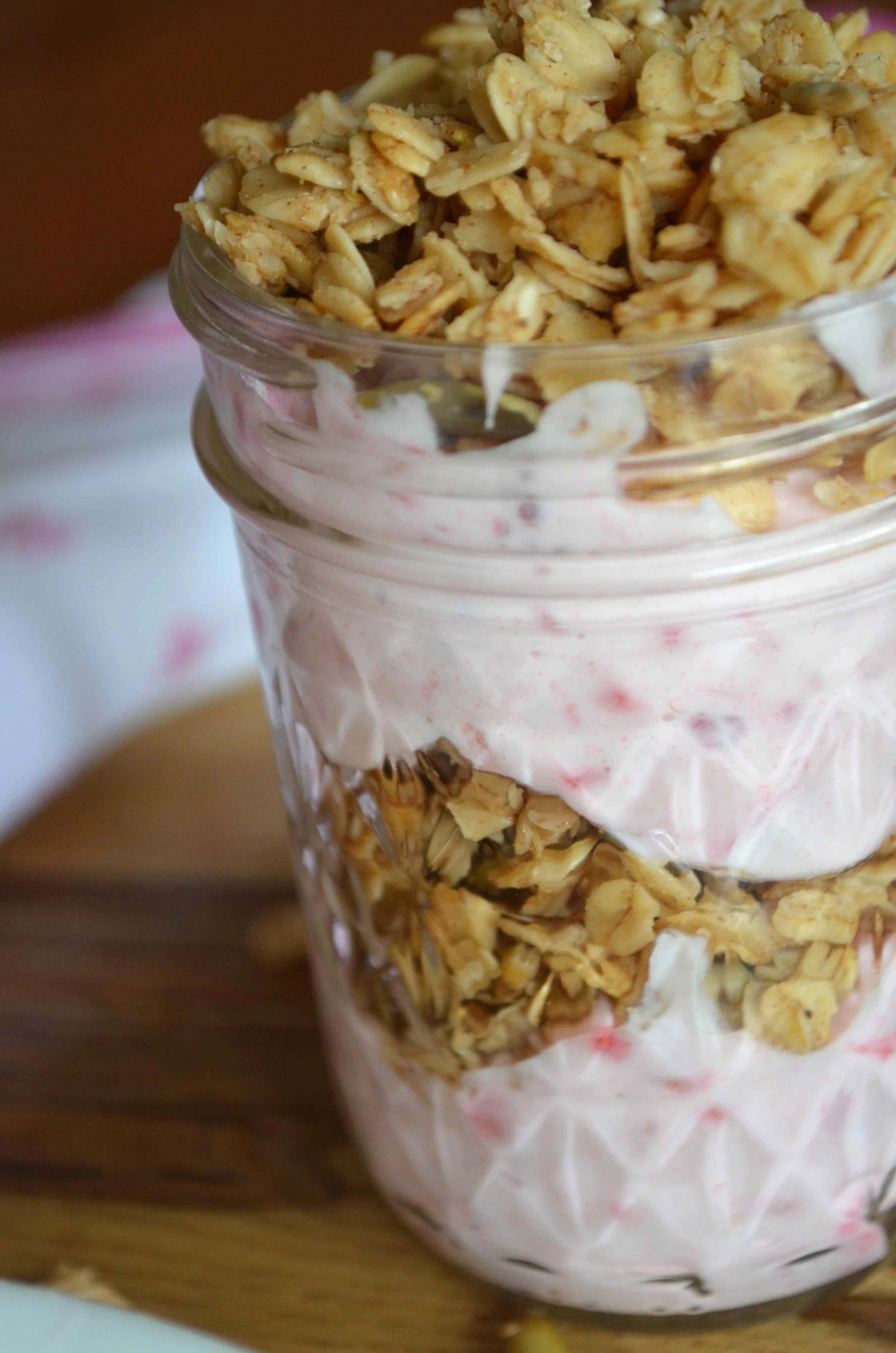Pink Breakfast Yogurt and Granola - From Scratch with Maria Provenzano