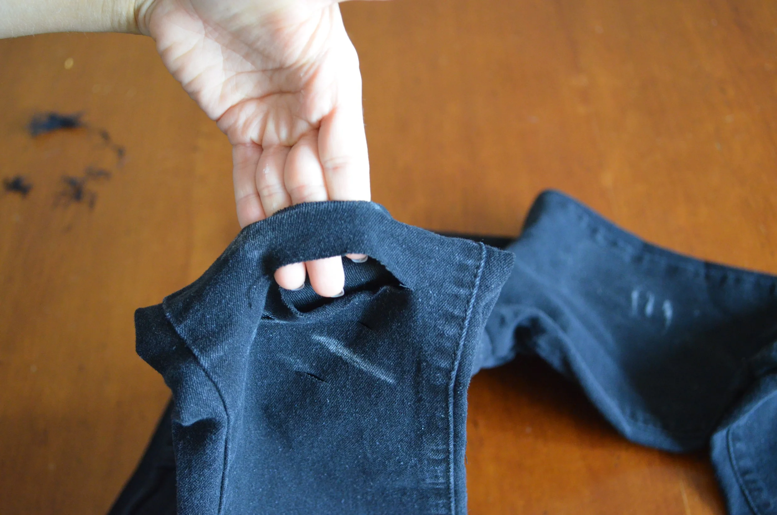 DIY Ripped Jean Tutorial - From Scratch with Maria Provenzano