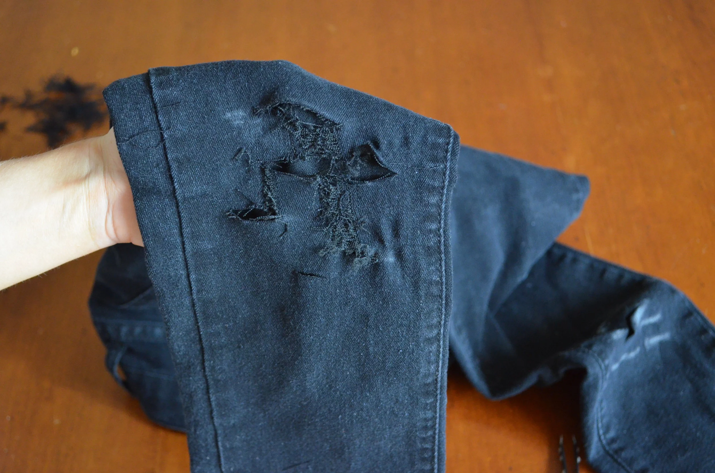 DIY Ripped Jean Tutorial - From Scratch with Maria Provenzano