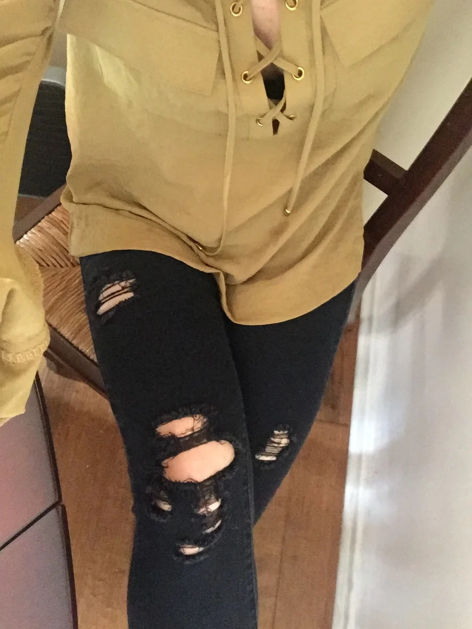 DIY Ripped Jean Tutorial - From Scratch with Maria Provenzano