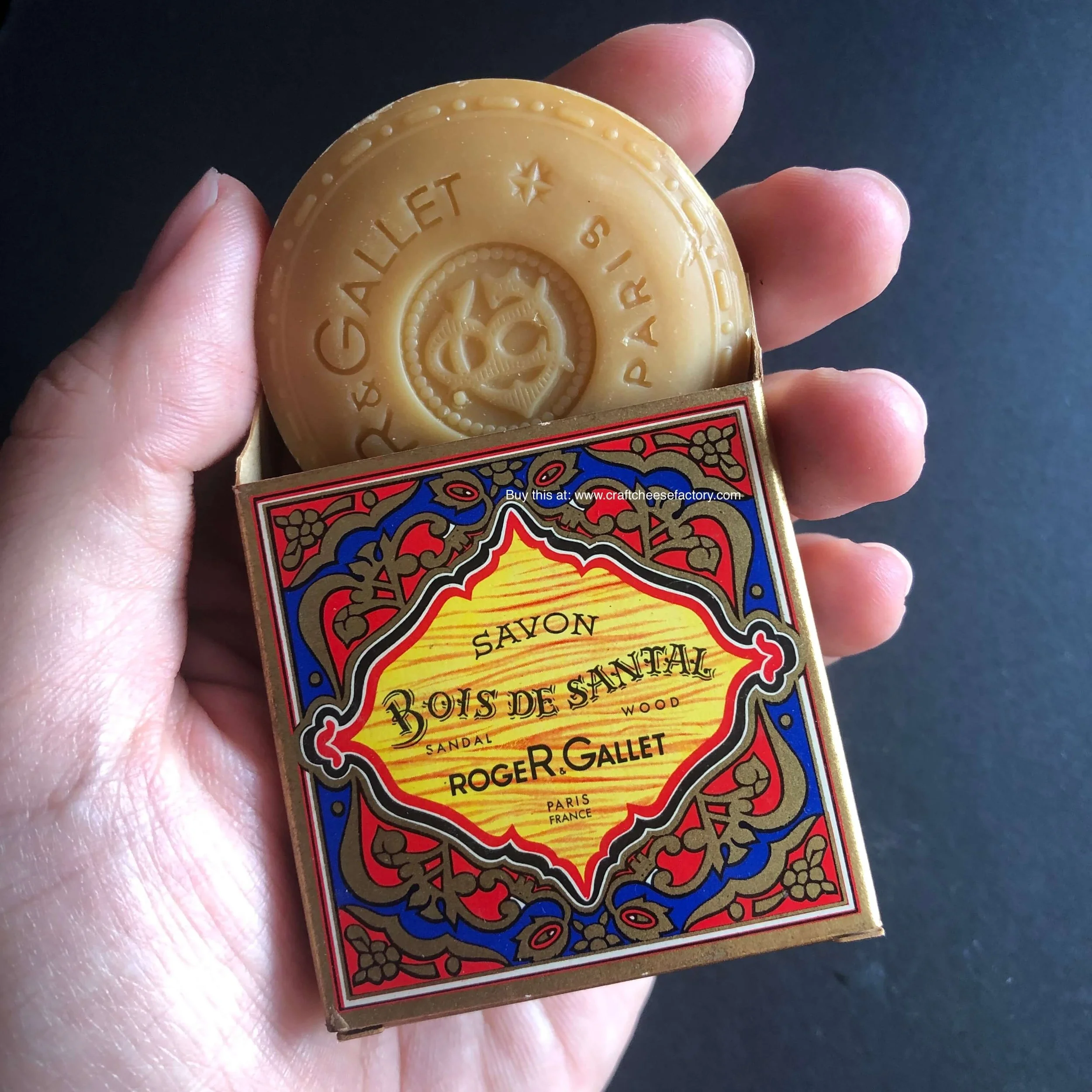 Vintage 1970s French Roger & Gallet miniature guest soaps in Art Deco ...