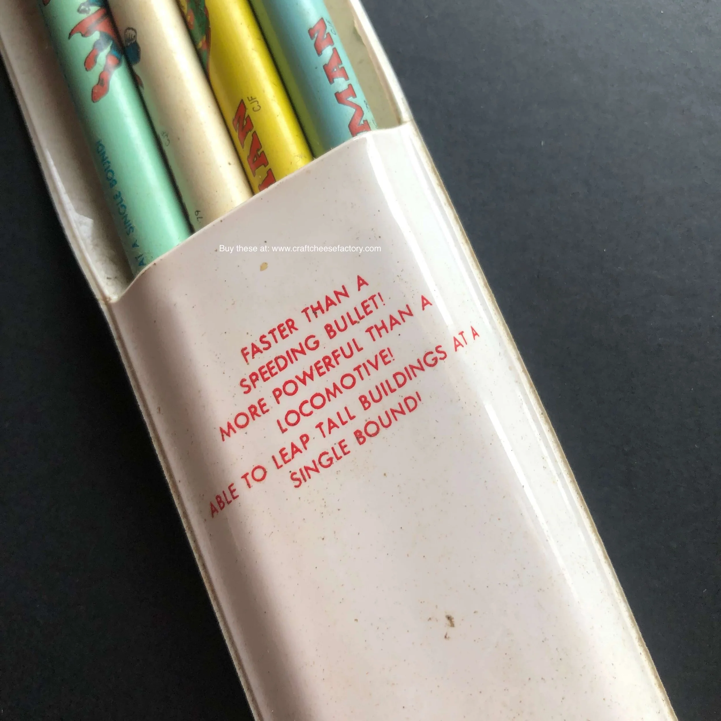 Vintage Superman DC Comics Colleen Pencil Unsharpened Unused Case ...