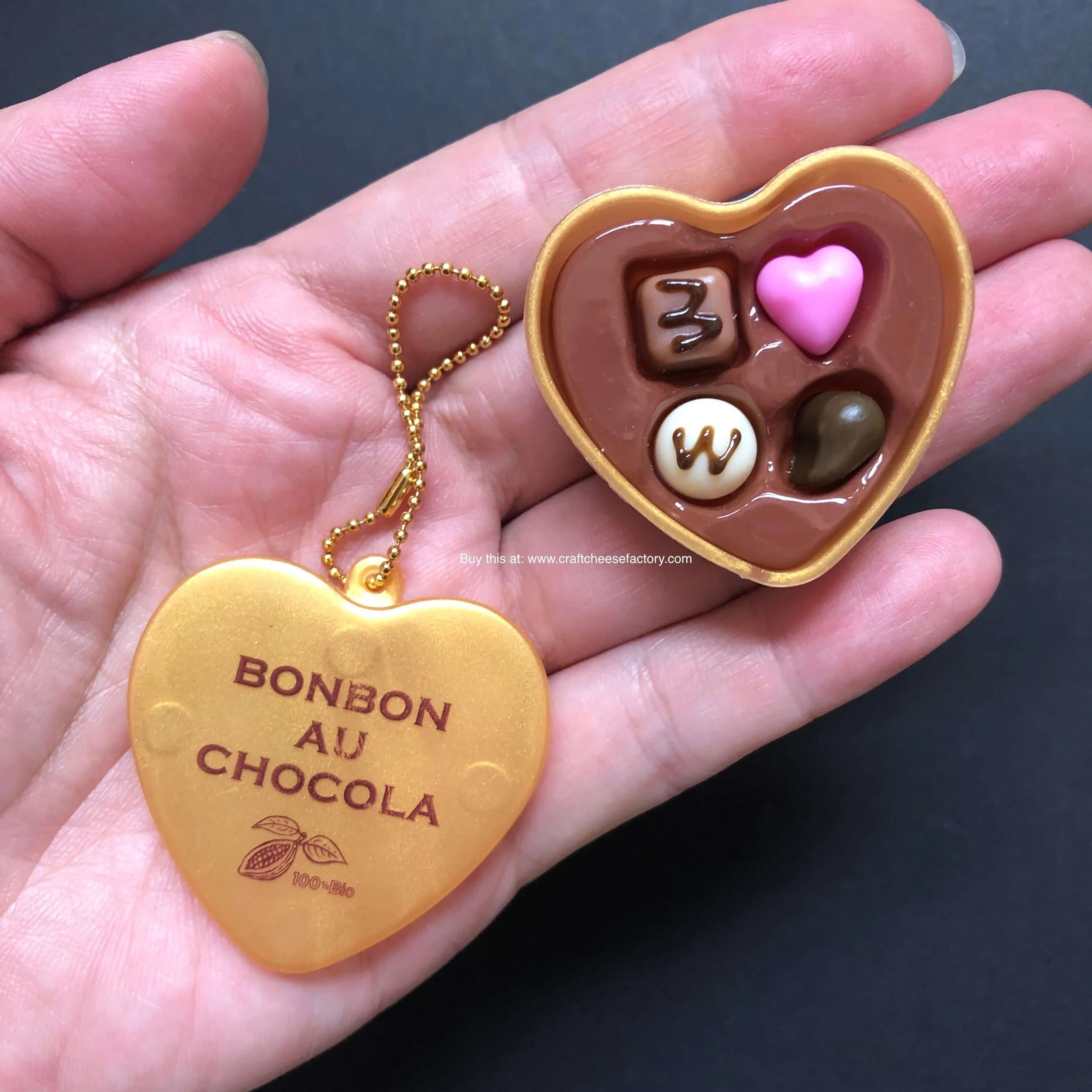 Miniature toy chocolate candy sweets gift box — Craftcheesefactory.com