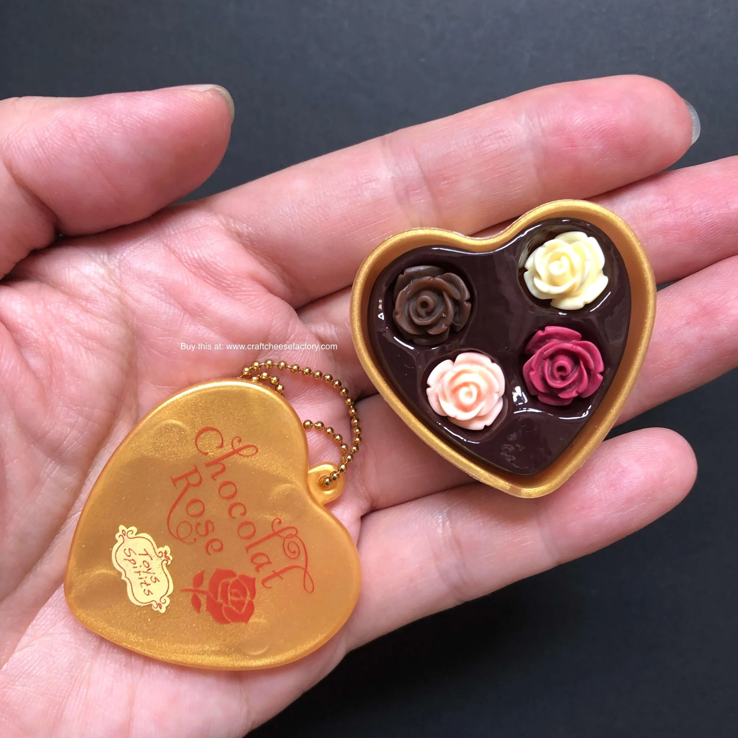 Miniature toy chocolate candy sweets gift box — Craftcheesefactory.com