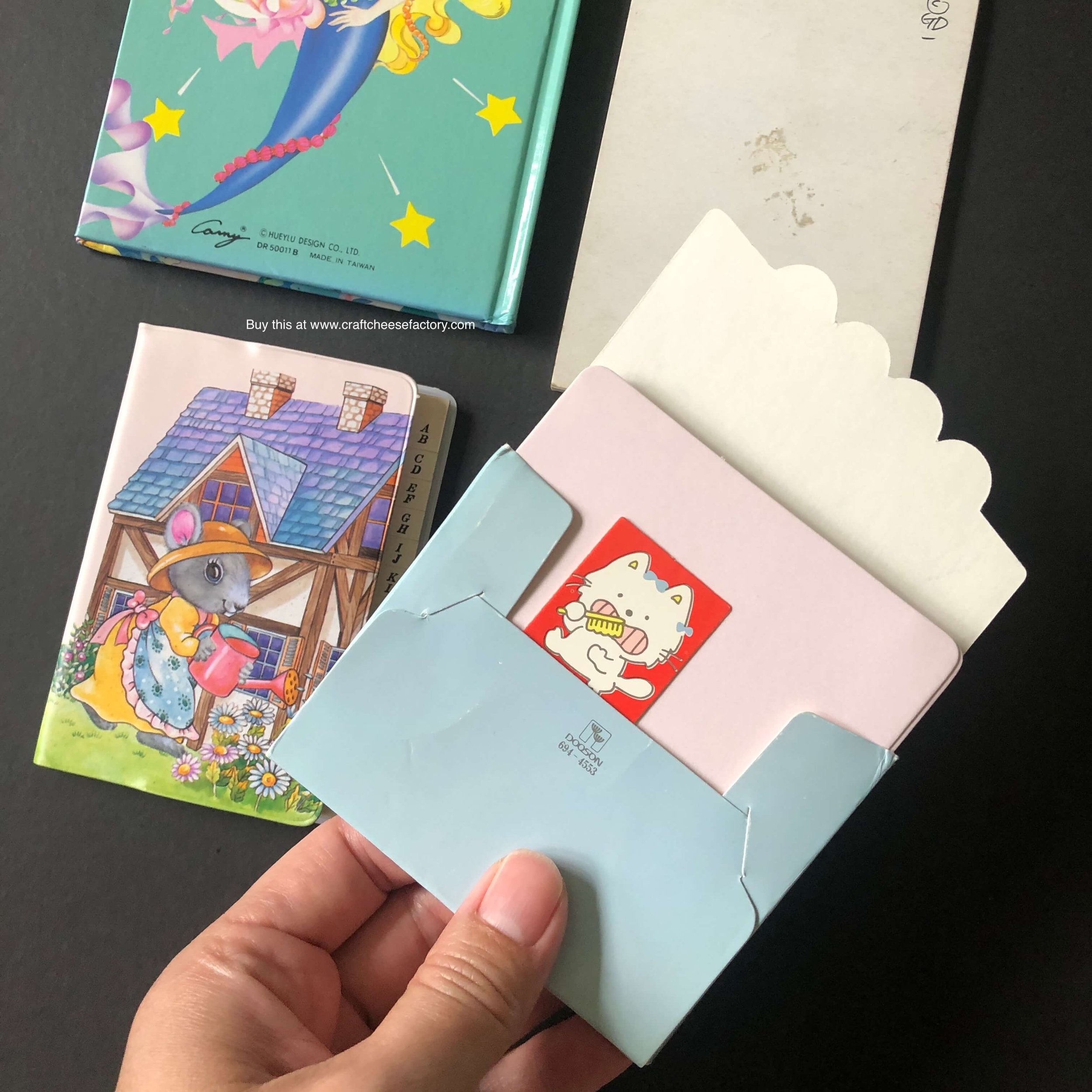 Vintage Little Mermaid notebook address book memo pad ...