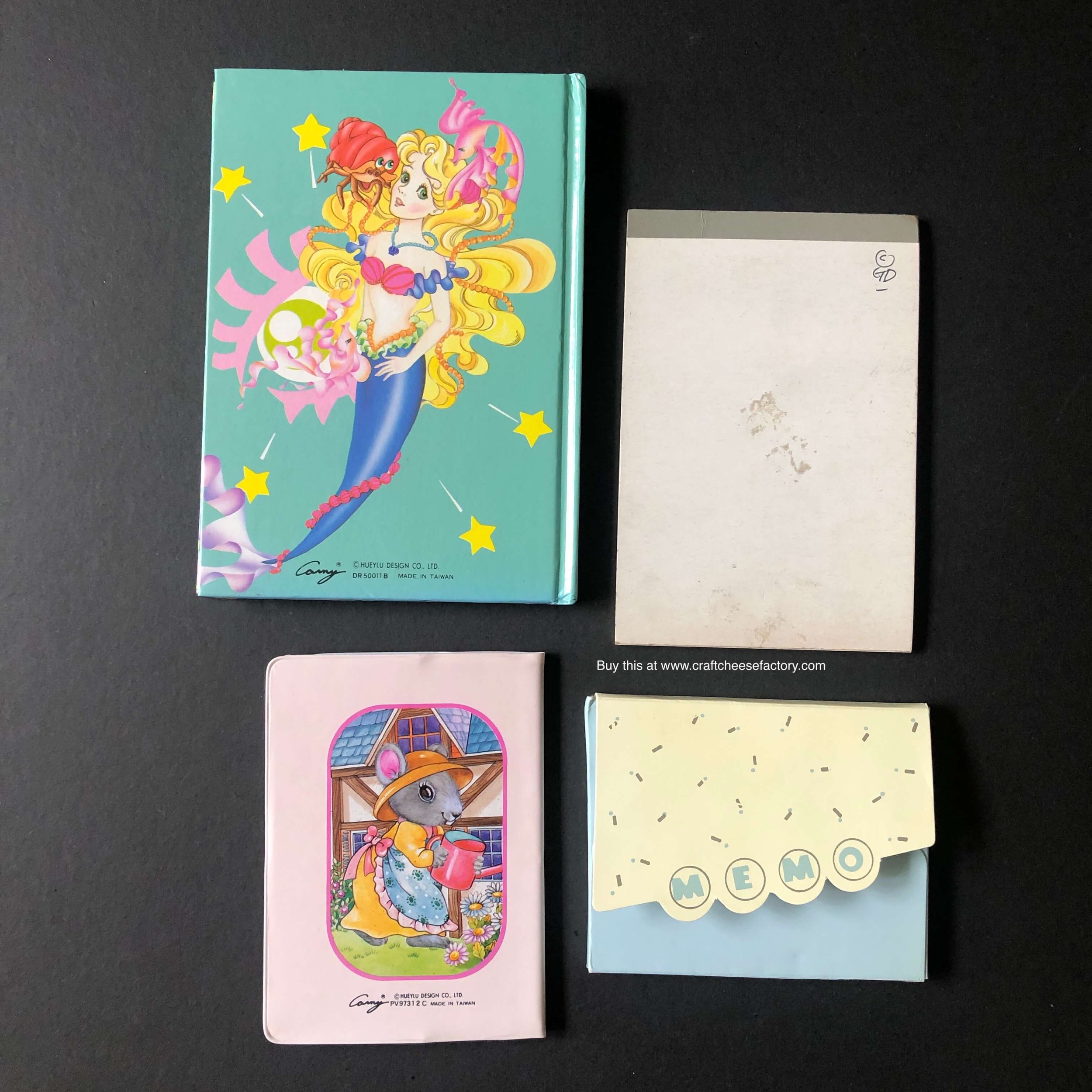 Vintage Little Mermaid notebook address book memo pad ...