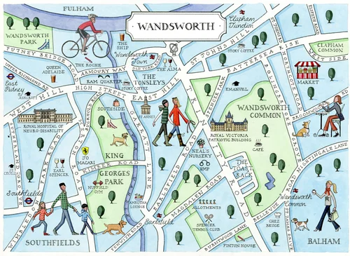 Wandsworth Map — Camilla Charnock
