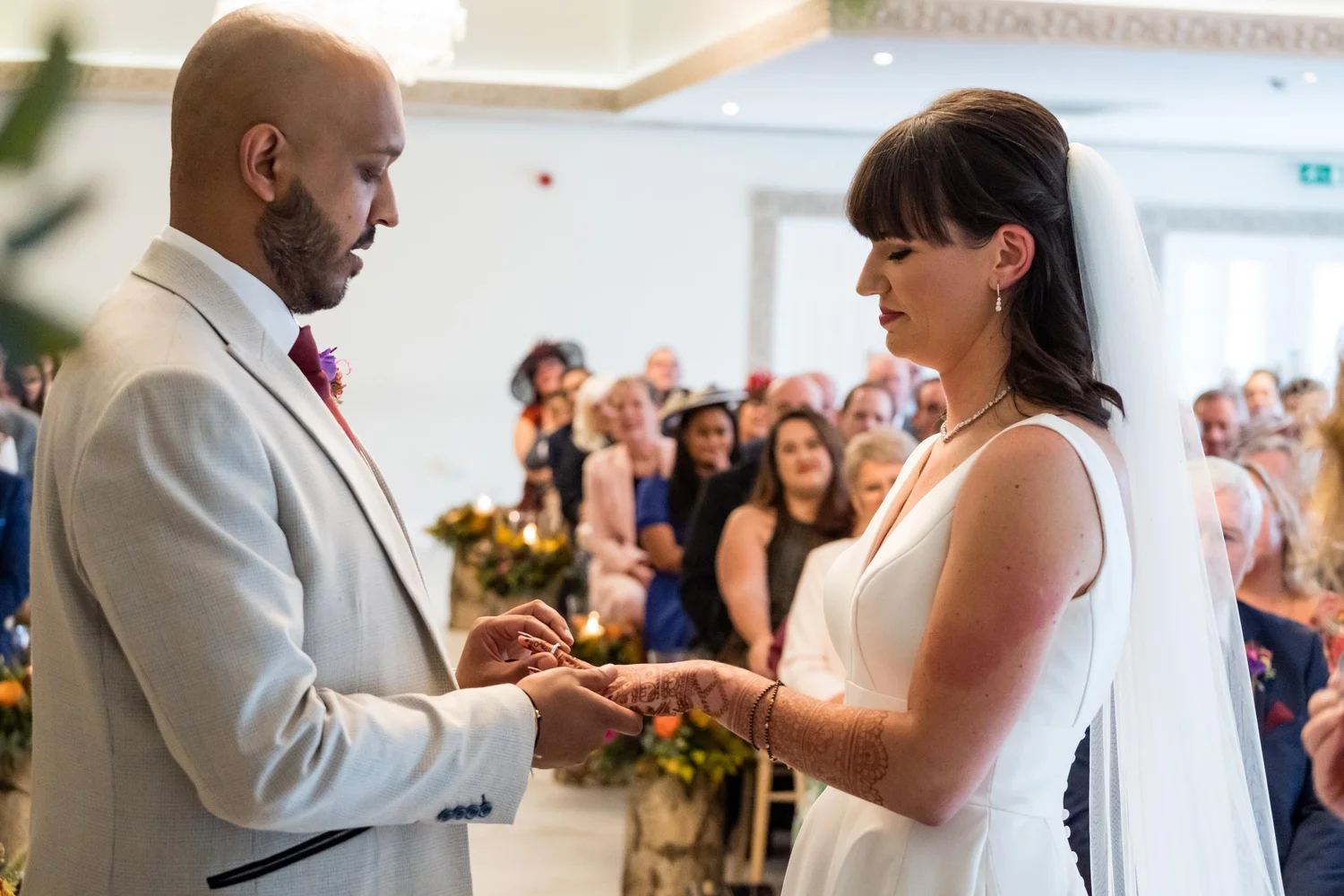 Rik and Kim's wedding rings — Petra Jewellery