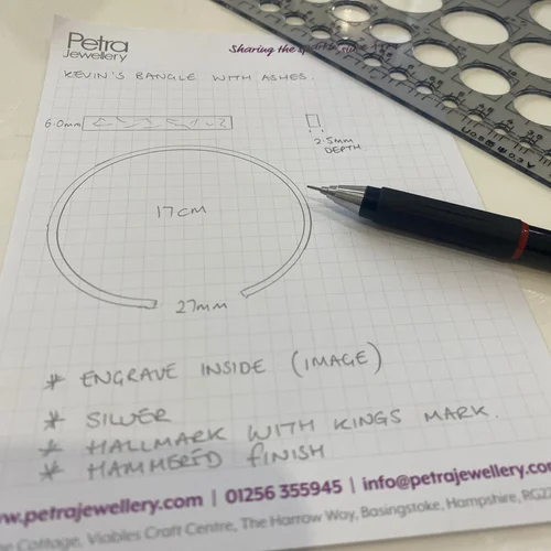 Kevin's memorial piece — Petra Jewellery