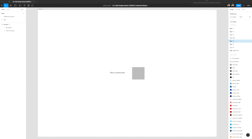 USWDS Figma library — Truss
