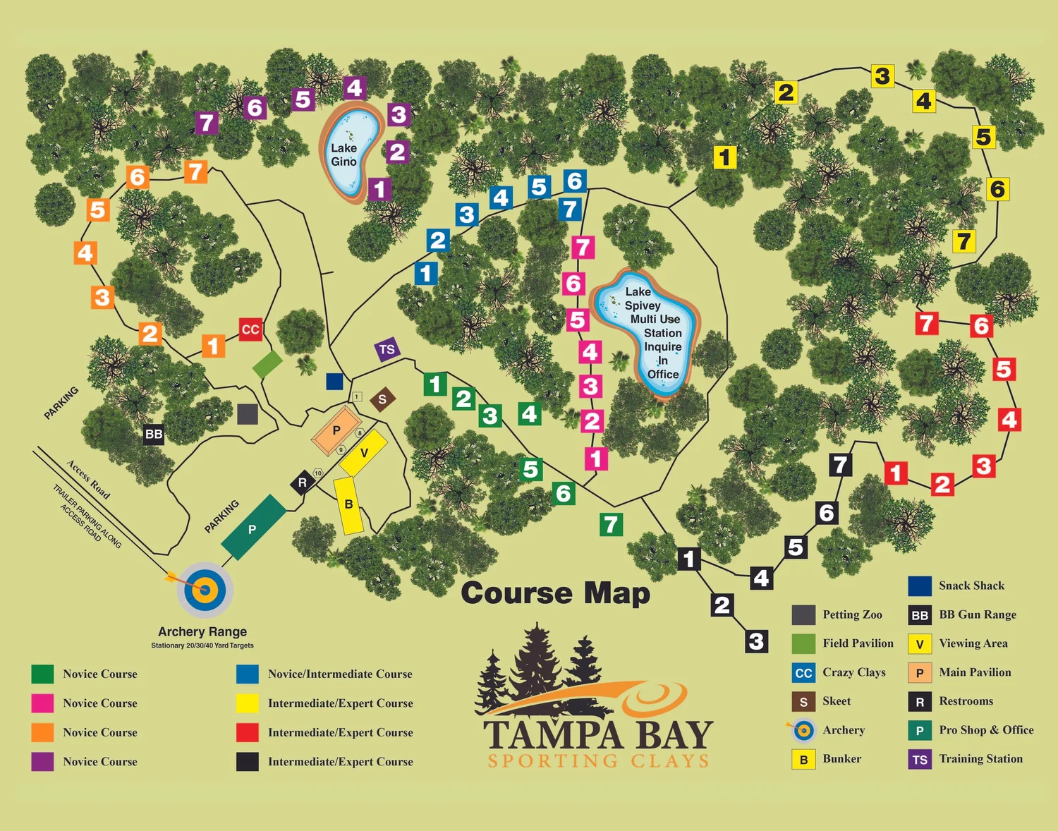 TBSC Map for Home Page | Tampa Bay Sporting Clays