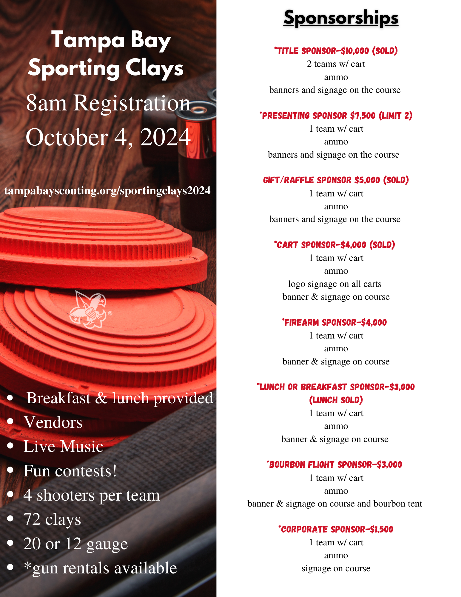 BSA Gulfridge Council | Tampa Bay Sporting Clays