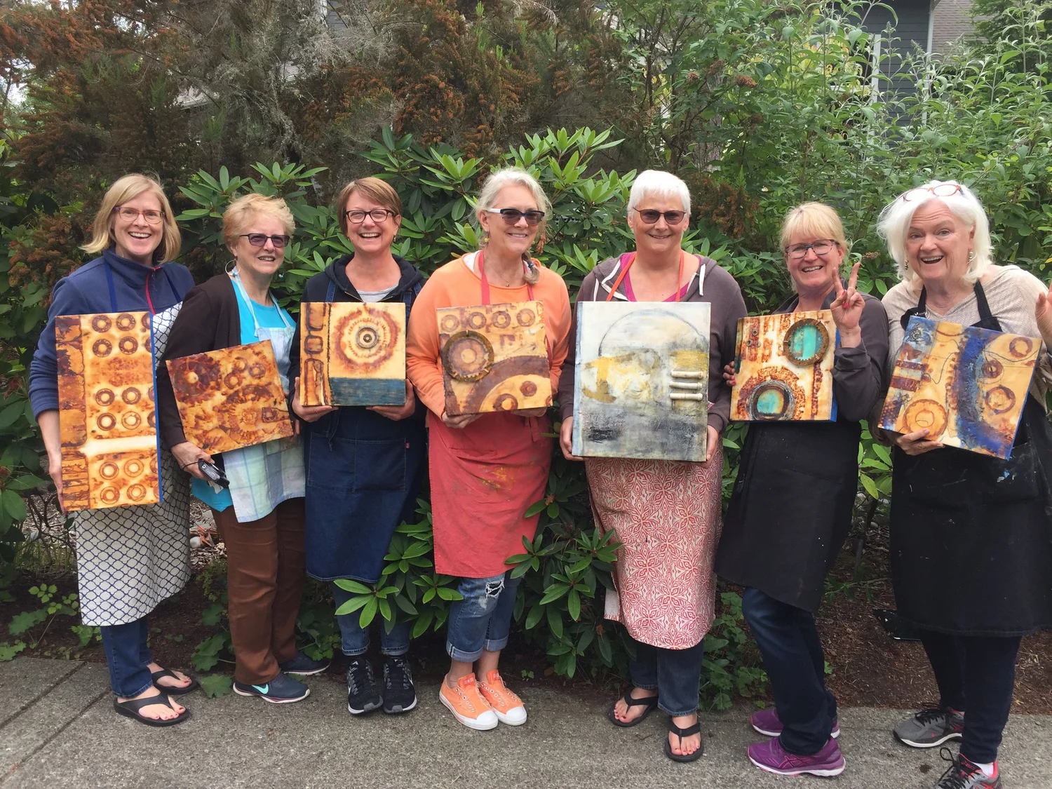 Dyeing to Rust with Pam Nichols — Bellissima Art Escapes