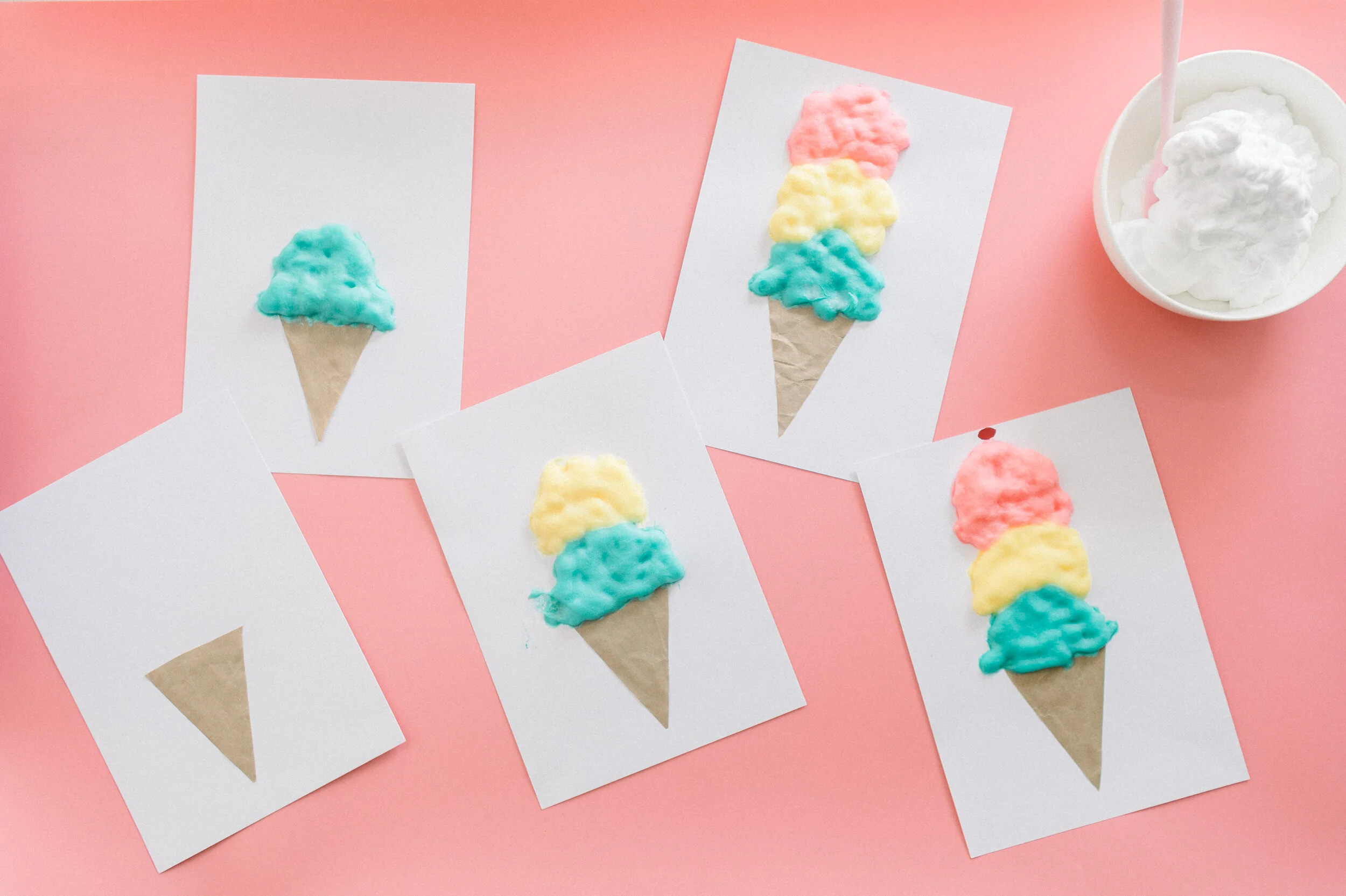 Ice Cream Cone Art Project 25 Ice Cream Crafts For Kids
