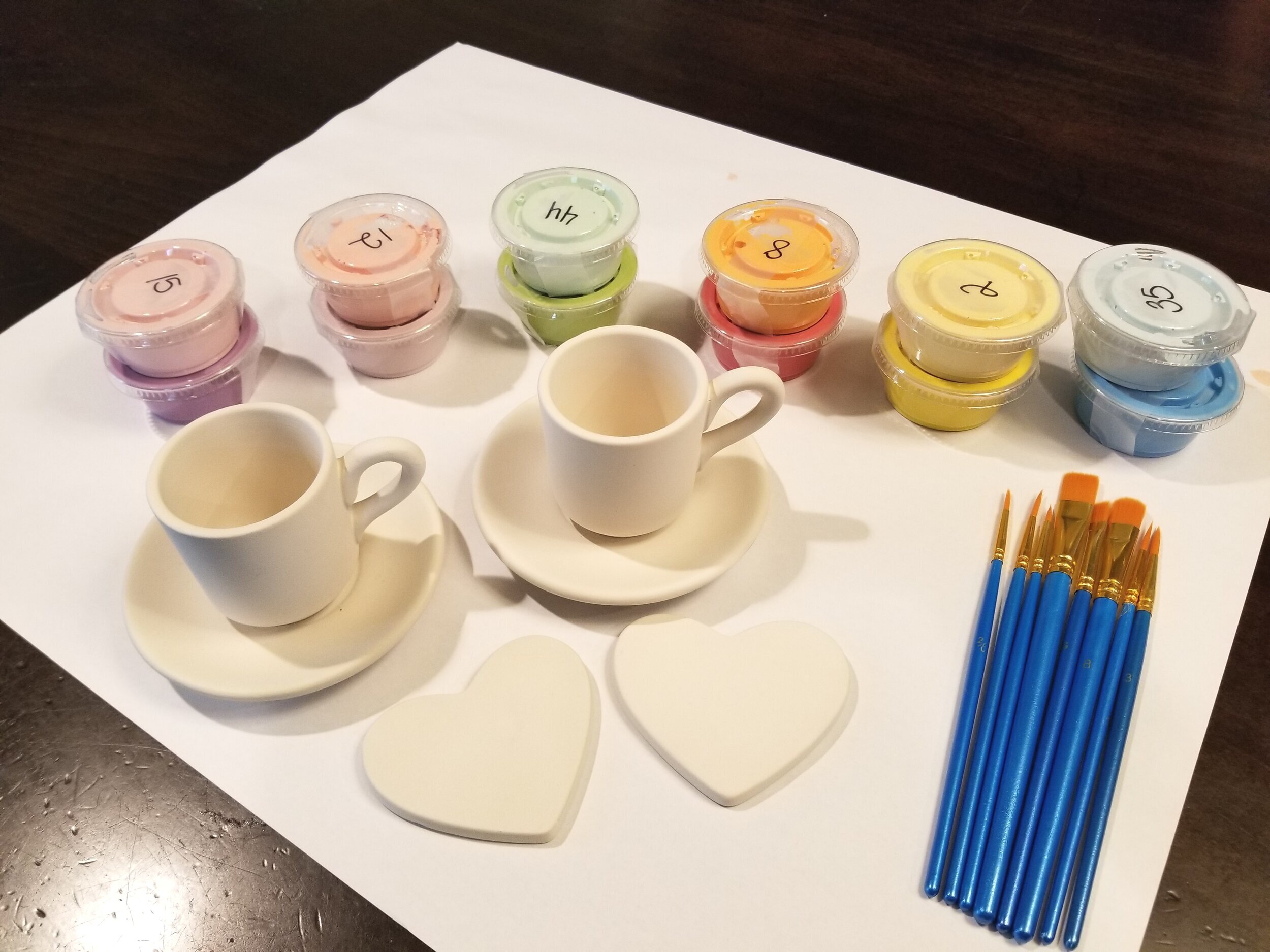 Paint Your Own Pottery - At Home! — Hello Rascal Kids