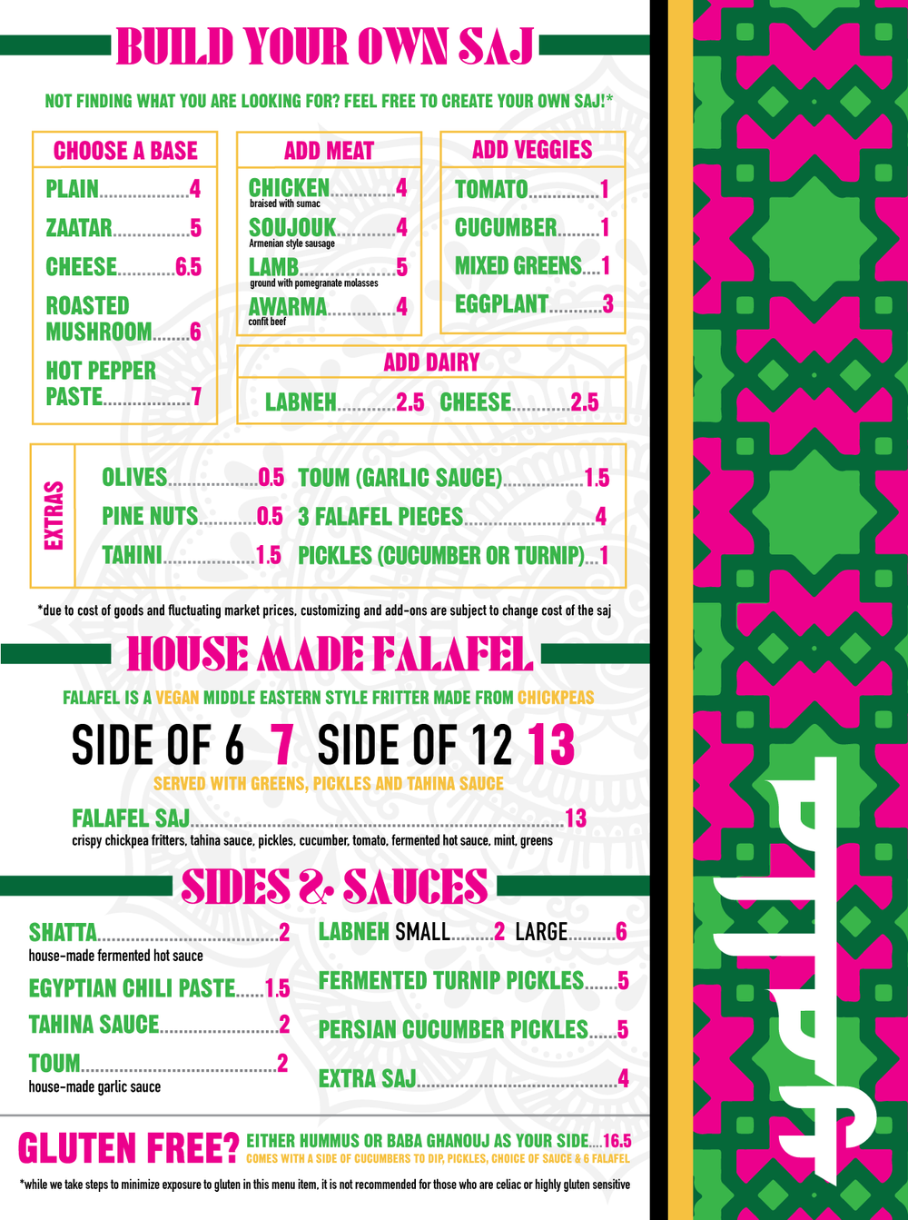 Menu | Yalla Seattle — Yalla Seattle