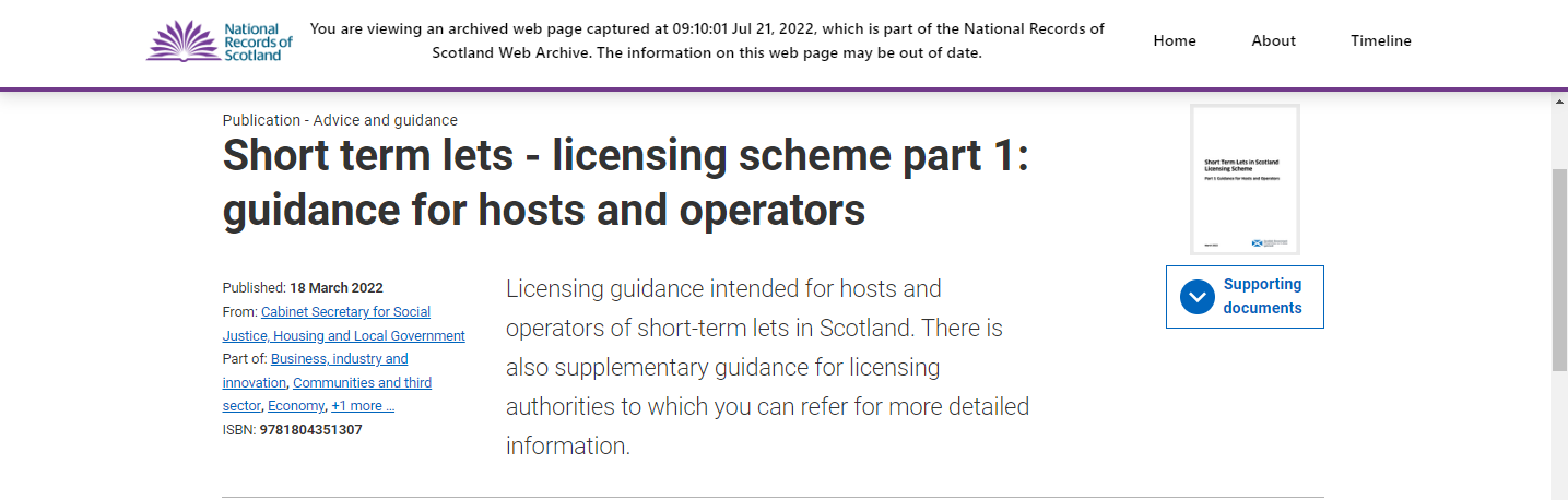 House Swapping in Scotland: Unravelling the Impact of the New Licensing Law